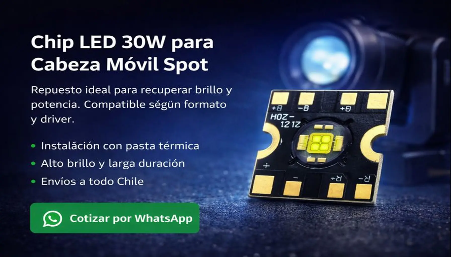 Chip LED de 30W | universeleds